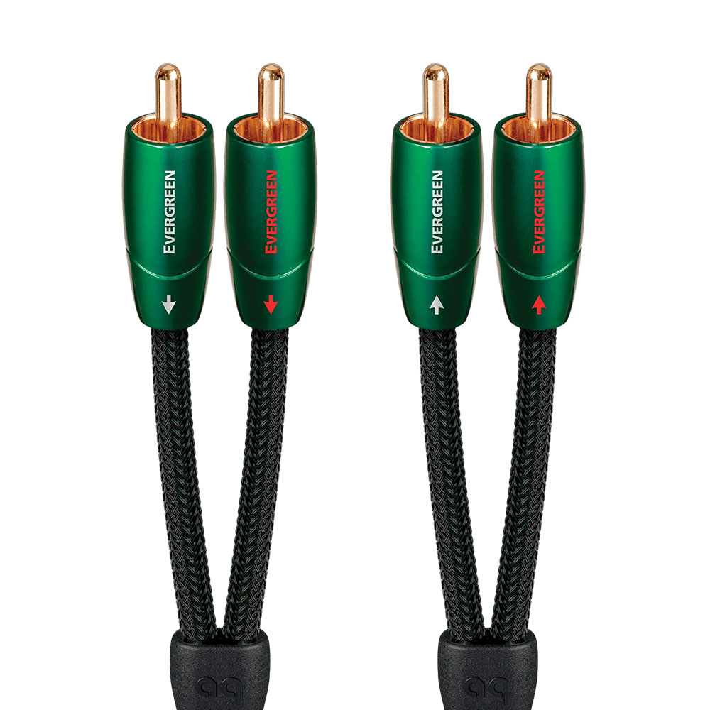 AudioQuest Evergreen RCA - RCA Audio Interconnect Cable | ripcaster.co.uk