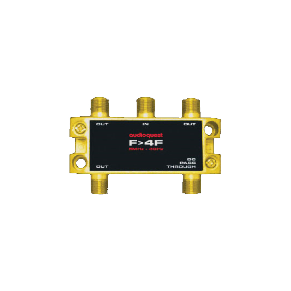 AudioQuest F to 4F 75Ω Splitter | ripcaster.co.uk